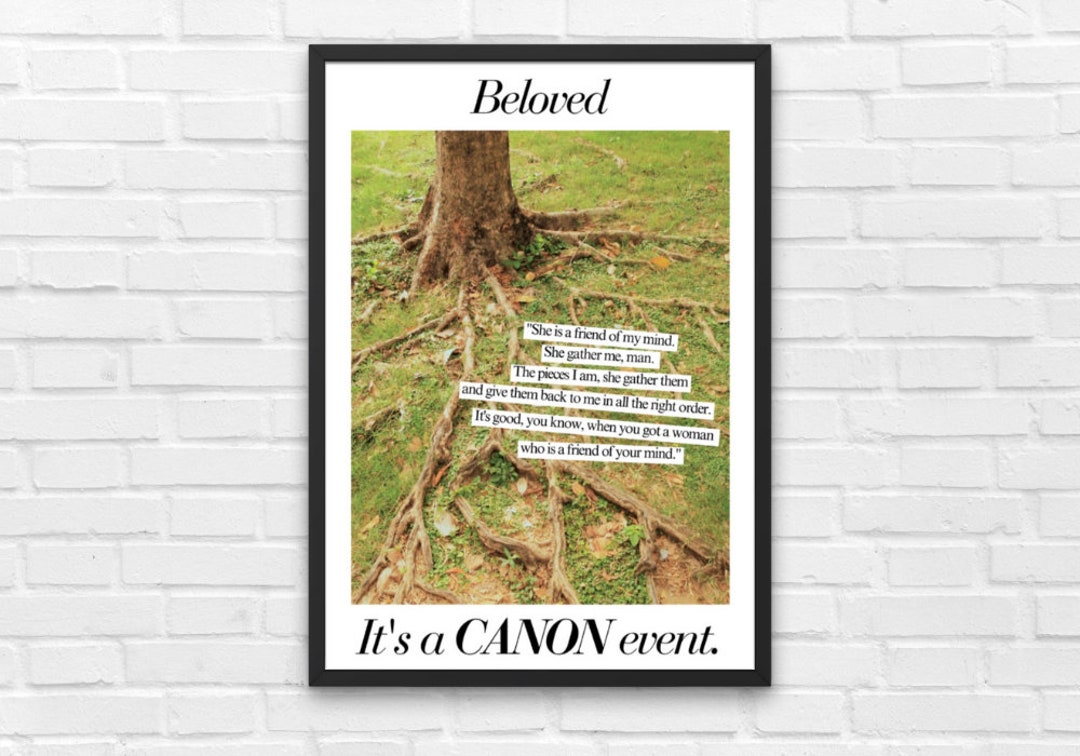 Beloved Poster, It's a Canon Event, Literary Art, High School English ...