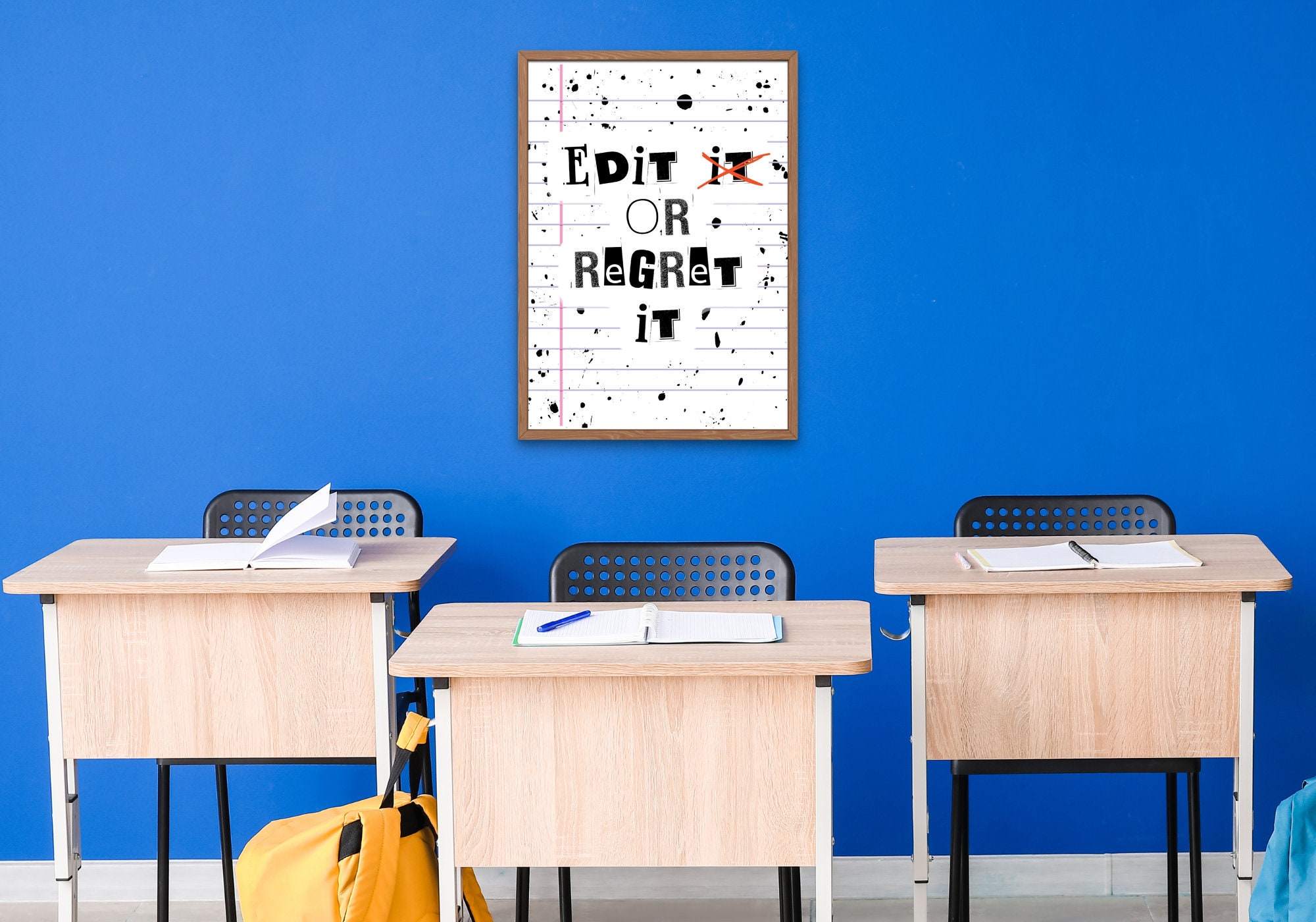 Edit or Regret It Poster, English Language Arts Poster, Proofreading ...