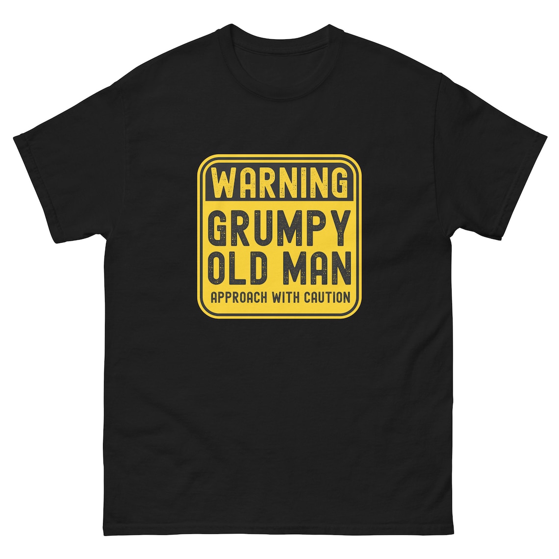 Grumpy Old Man Warning Men's Classic T-shirt - Etsy