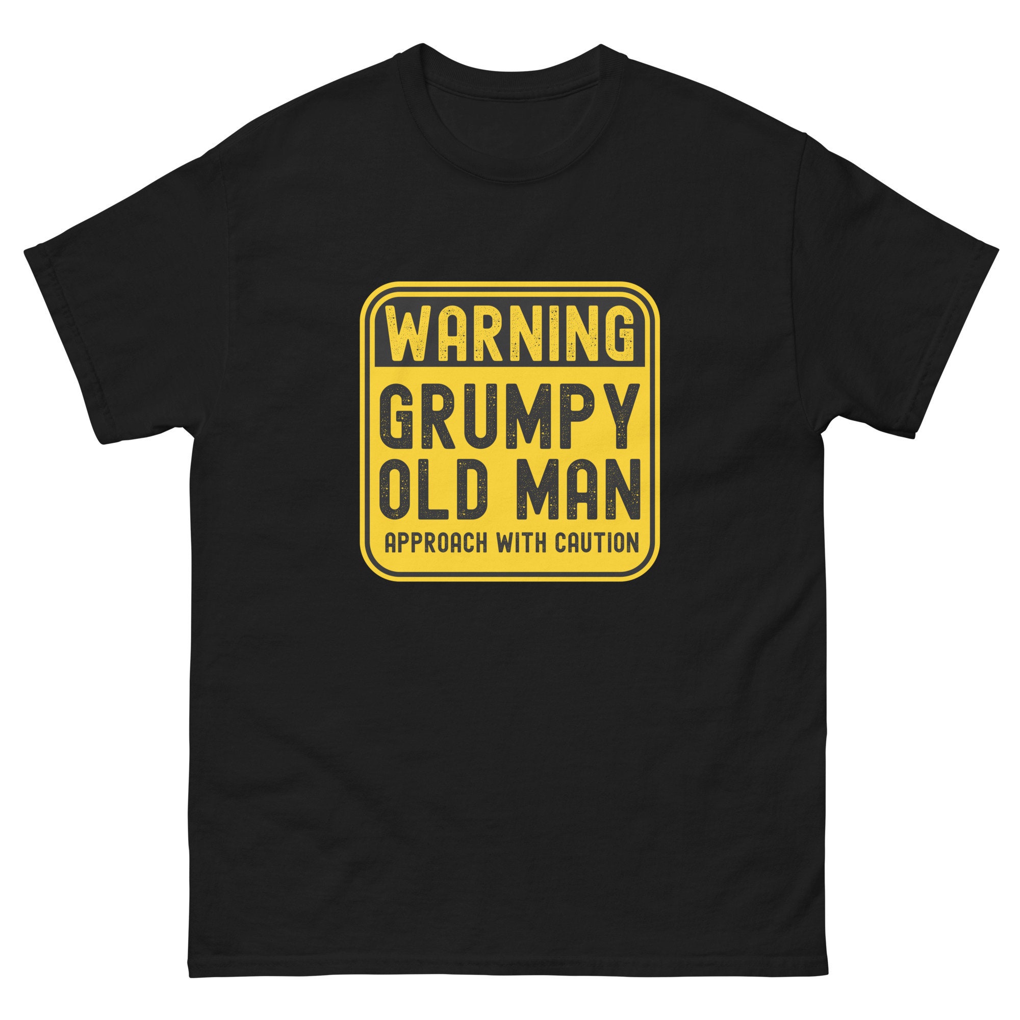 Grumpy Old Man Warning Men's Classic T-shirt - Etsy