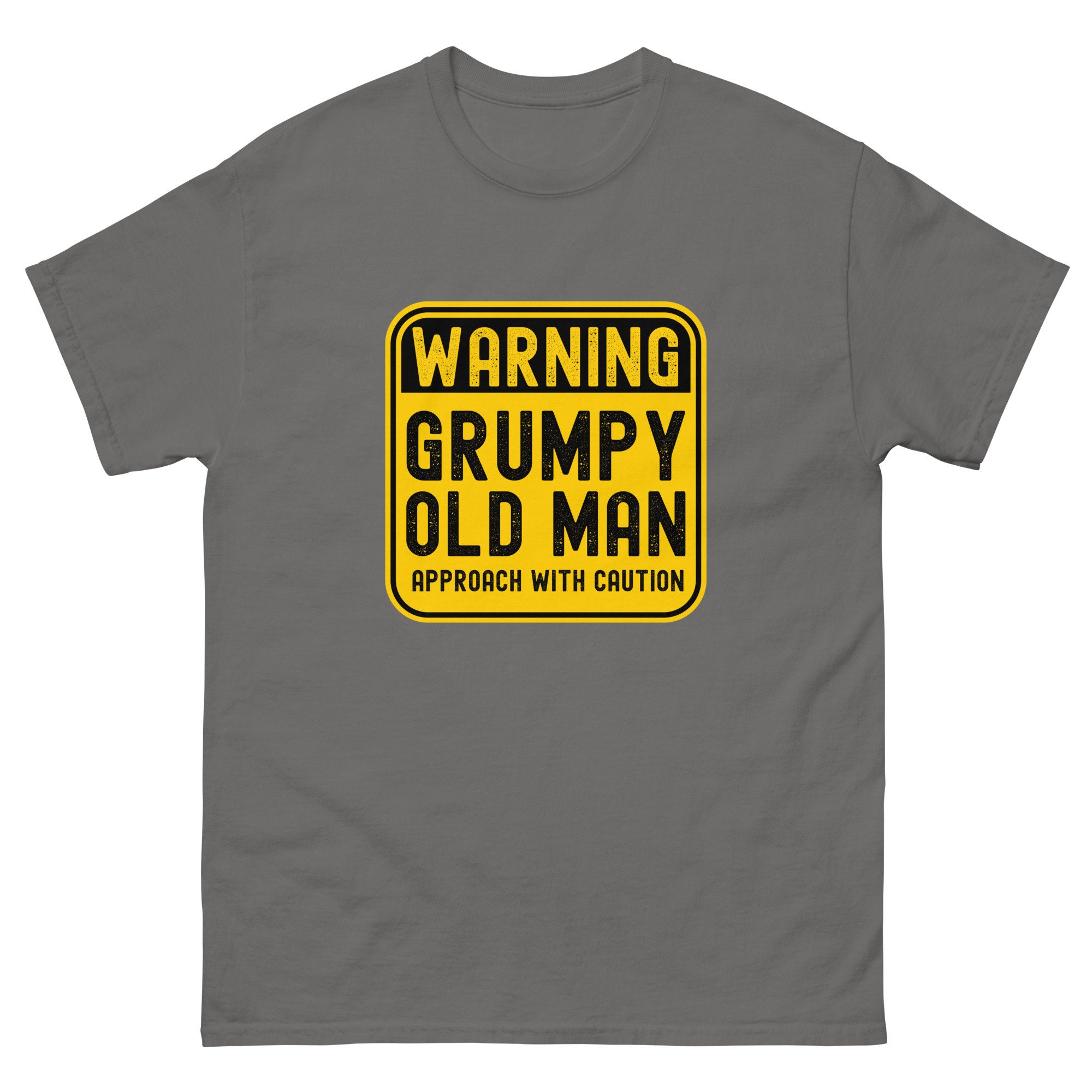 Grumpy Old Man Warning Men's Classic T-shirt - Etsy