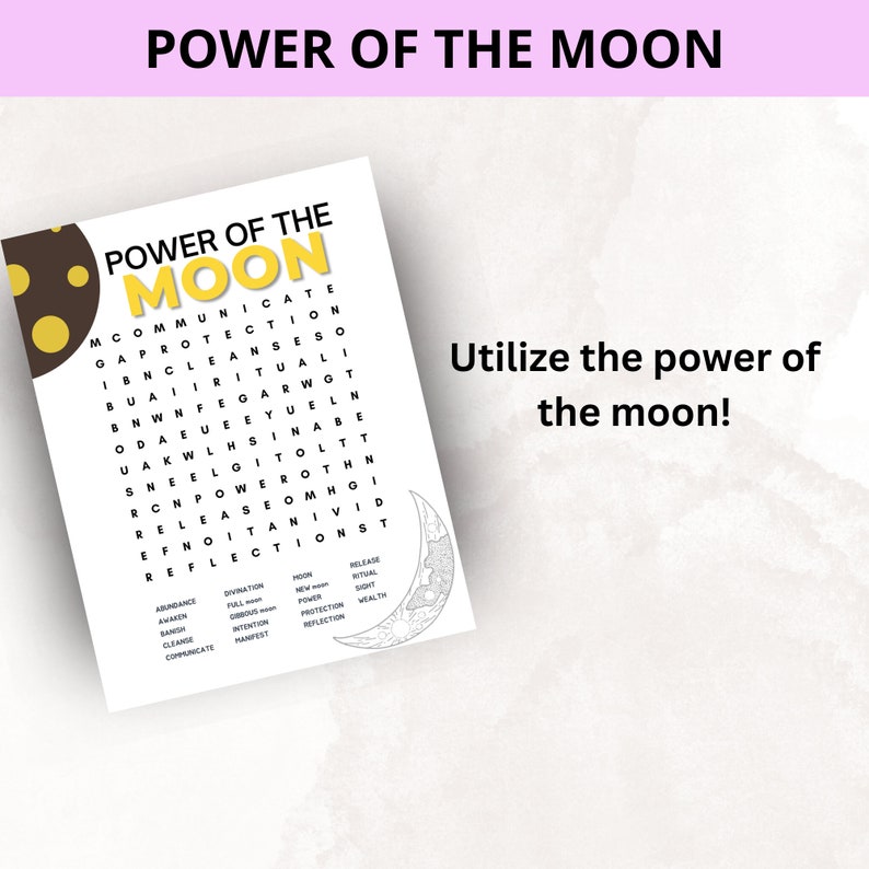 Spiritual Word Search Bundle Printable Spiritual Activity Sheet ...