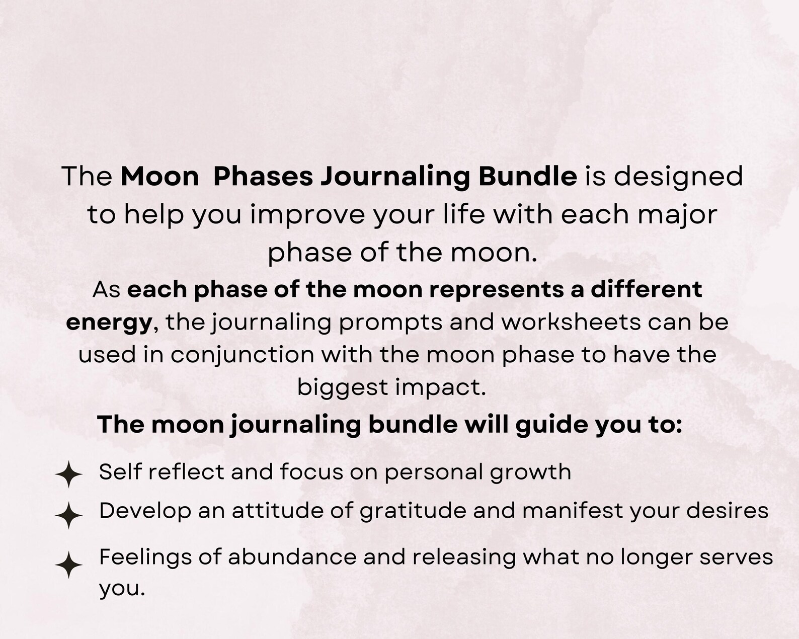 Moon Phases Printable Journal Workbook Lunar Phases Journal Prompts for ...