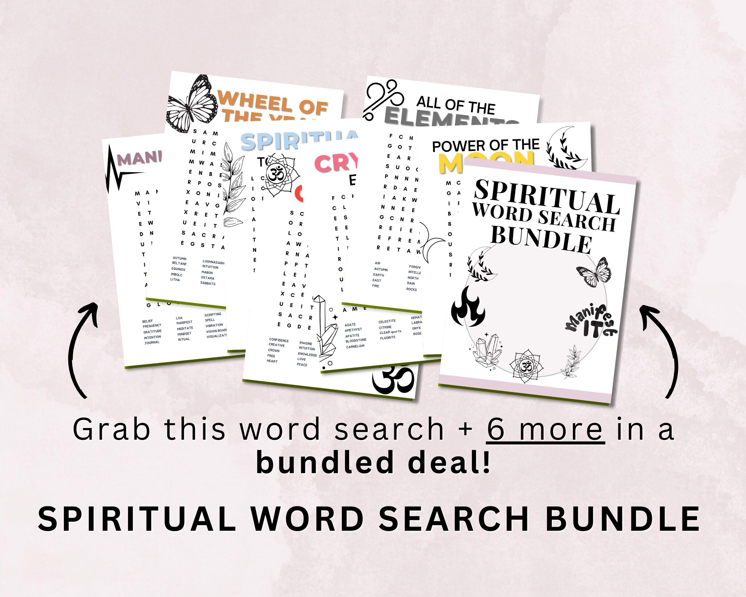 Seven Chakras Word Search Printable | Chakra Print Information ...