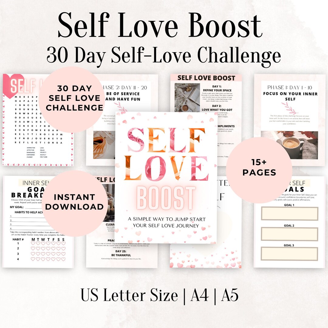Self Love Boost: Jumpstart Your Self Love Journey | 30 Day Self Love ...