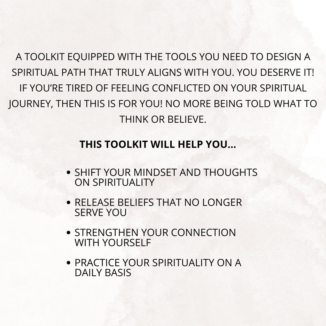 Individual Spirituality Toolkit Printable Spiritual Journey Workbook ...