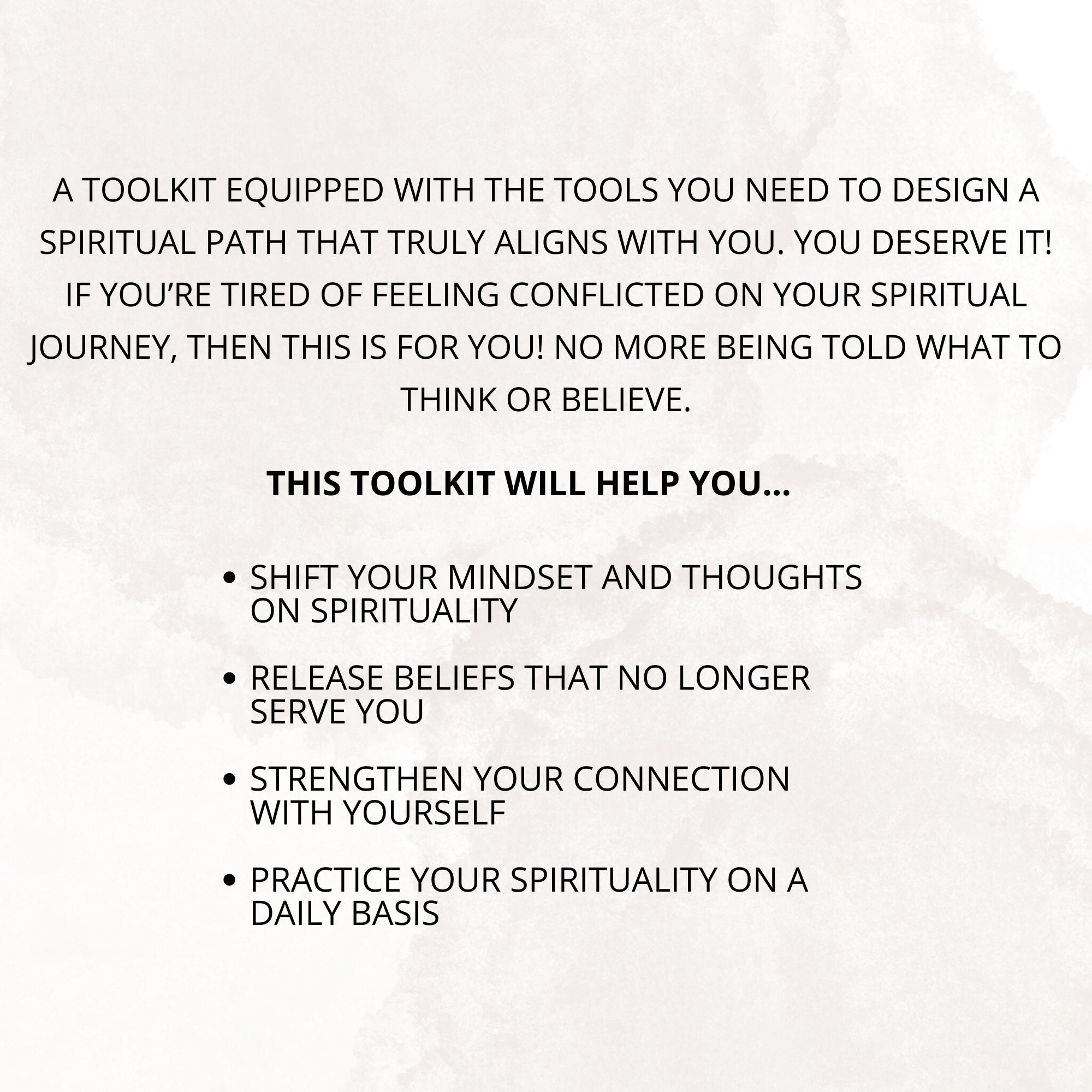 Individual Spirituality Toolkit Printable Spiritual Journey Workbook ...