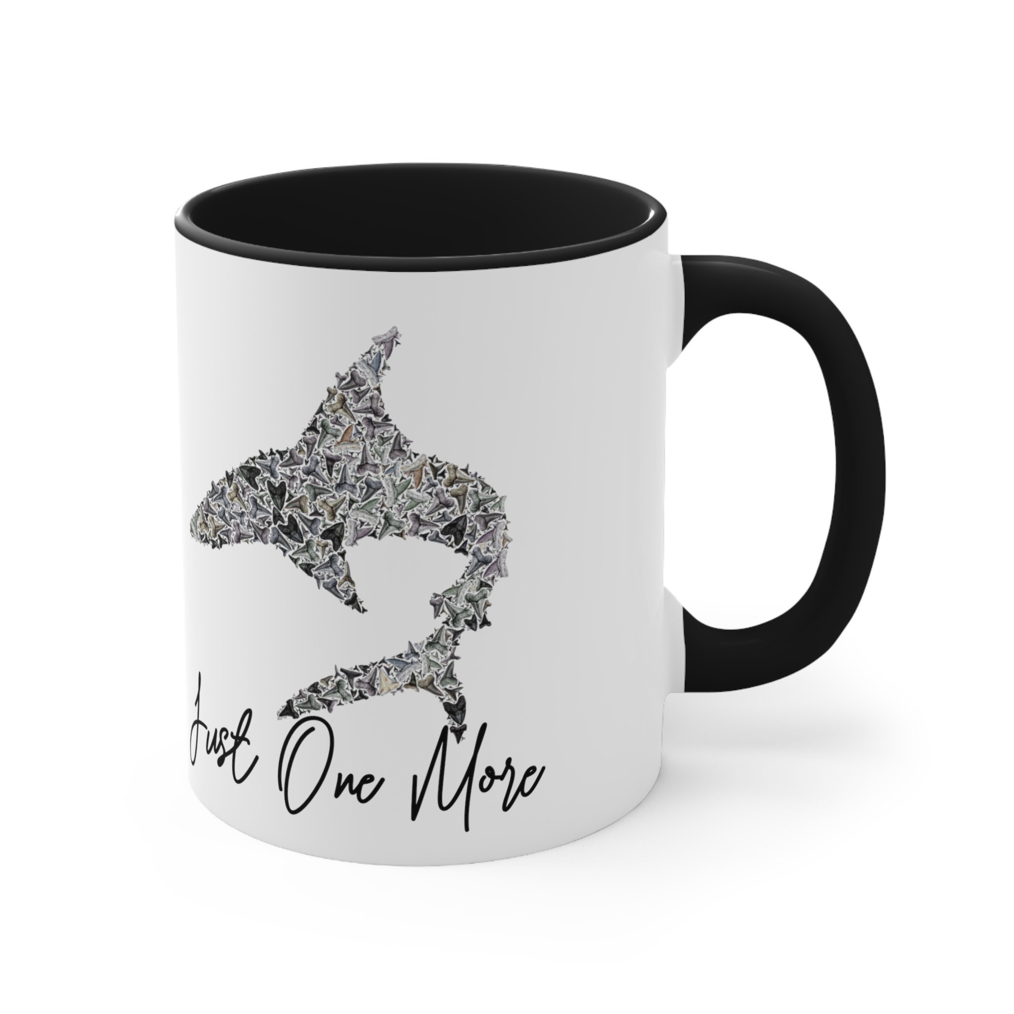 Shark Tooth Coffee Mug,shark Tooth Hunter,fossil Hunting,great White ...
