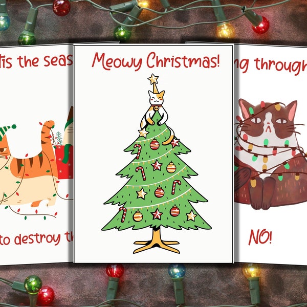 Grumpy Cat Card - Etsy