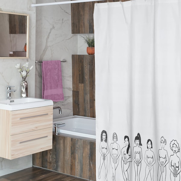 Stand up Shower Curtain - Etsy