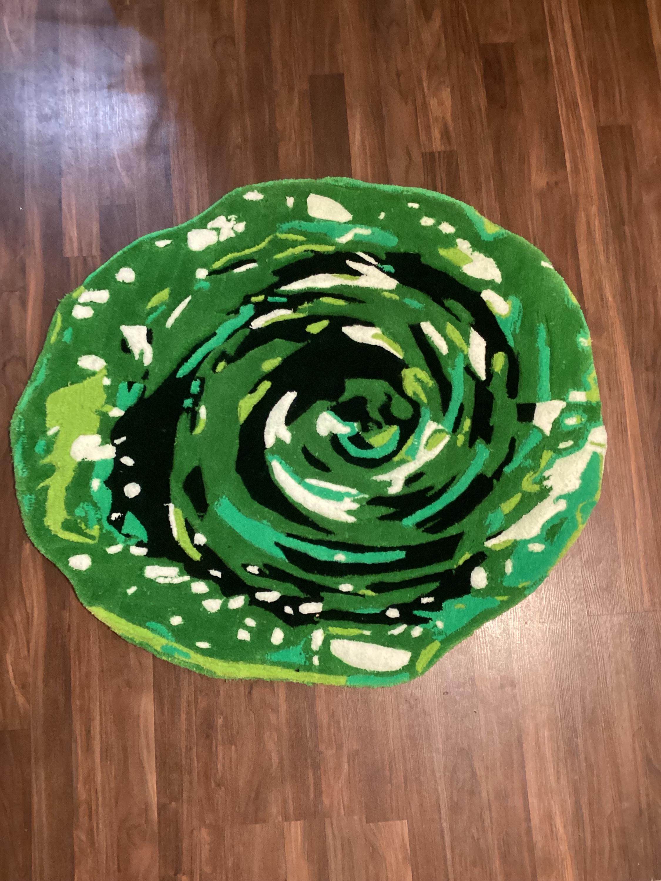 Rick & Morty Portal Custom Rug - Etsy