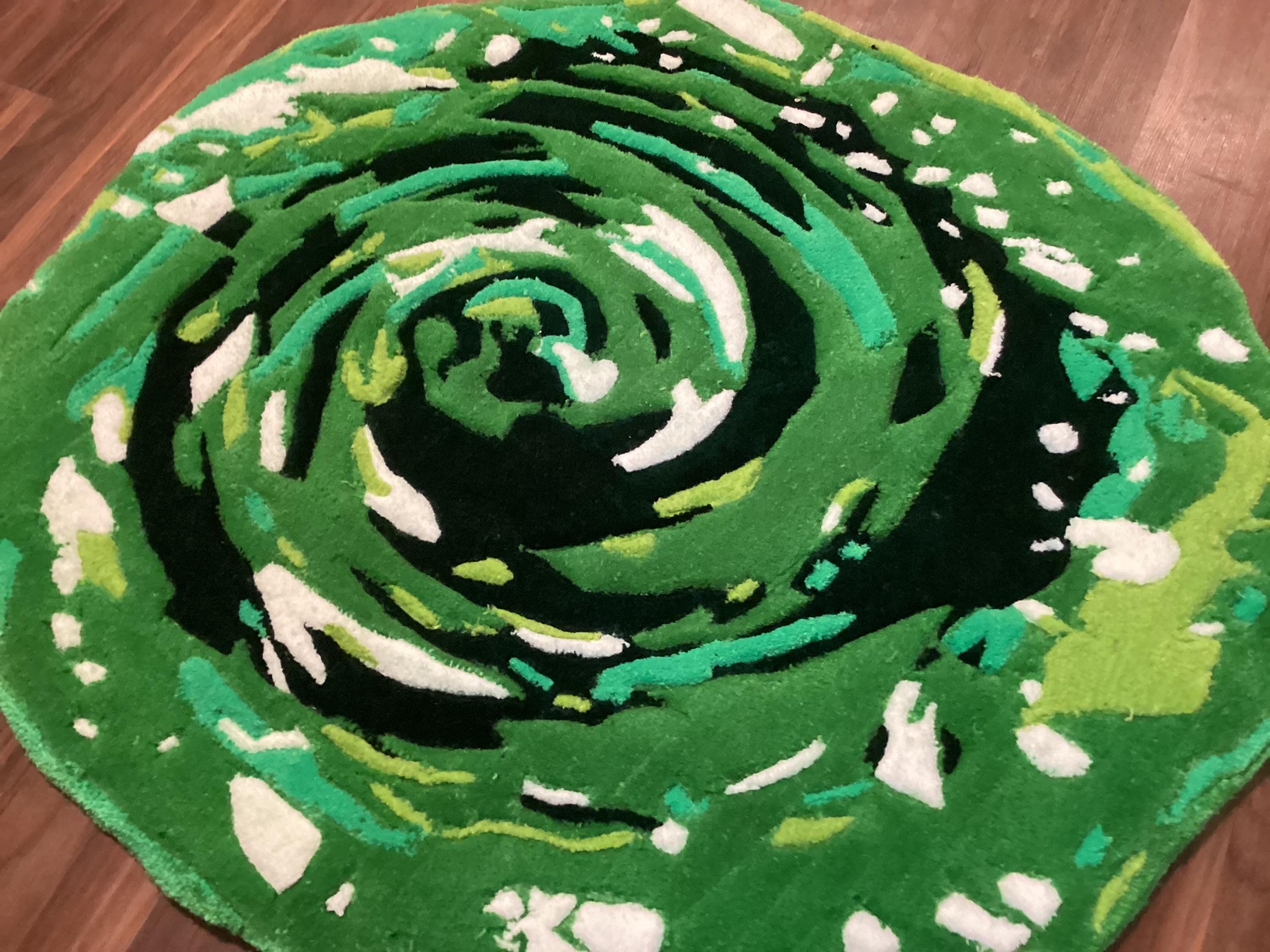 Rick & Morty Portal Custom Rug - Etsy