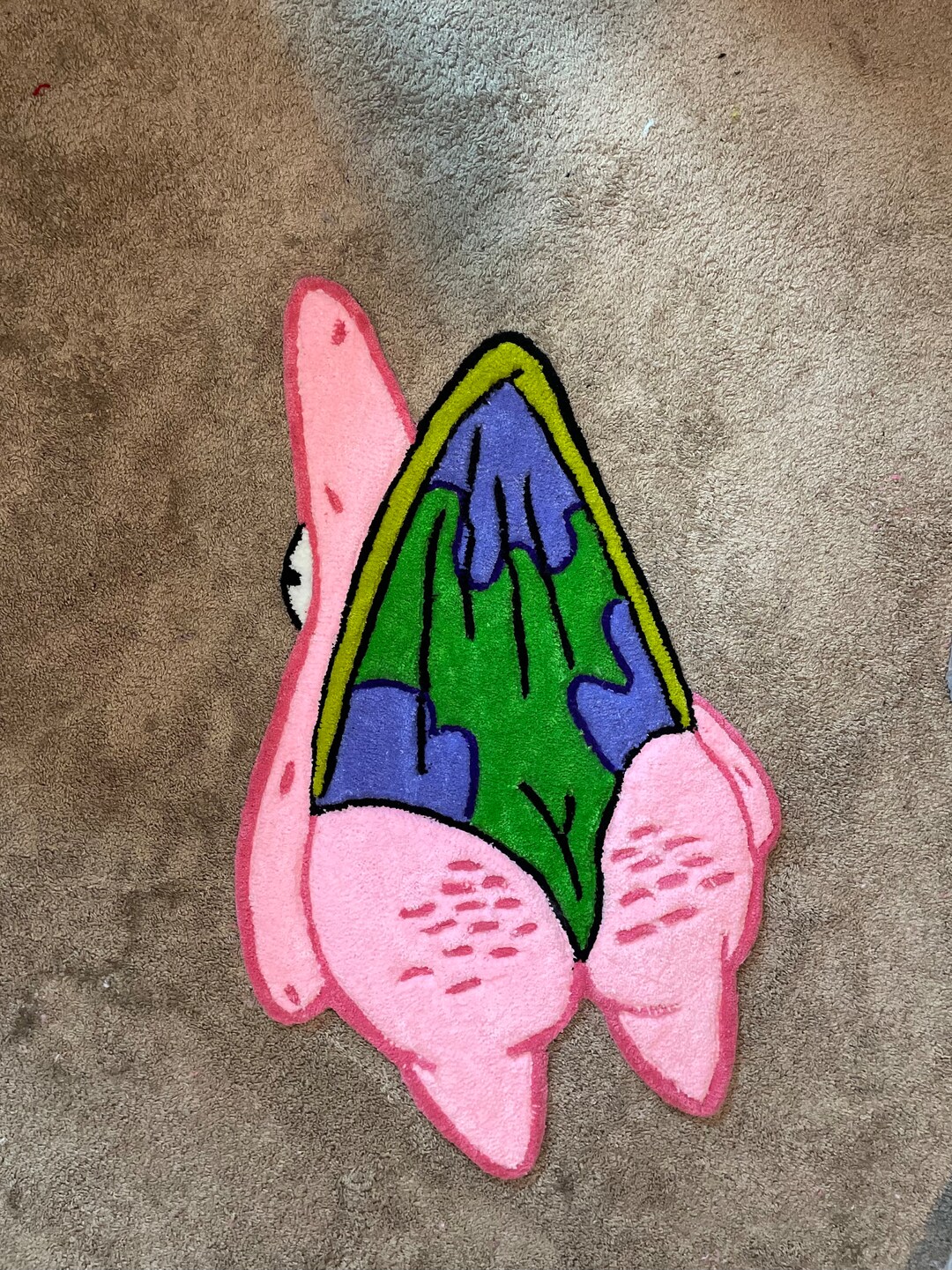 Patrick Star Wedgie Custom Rug - Etsy