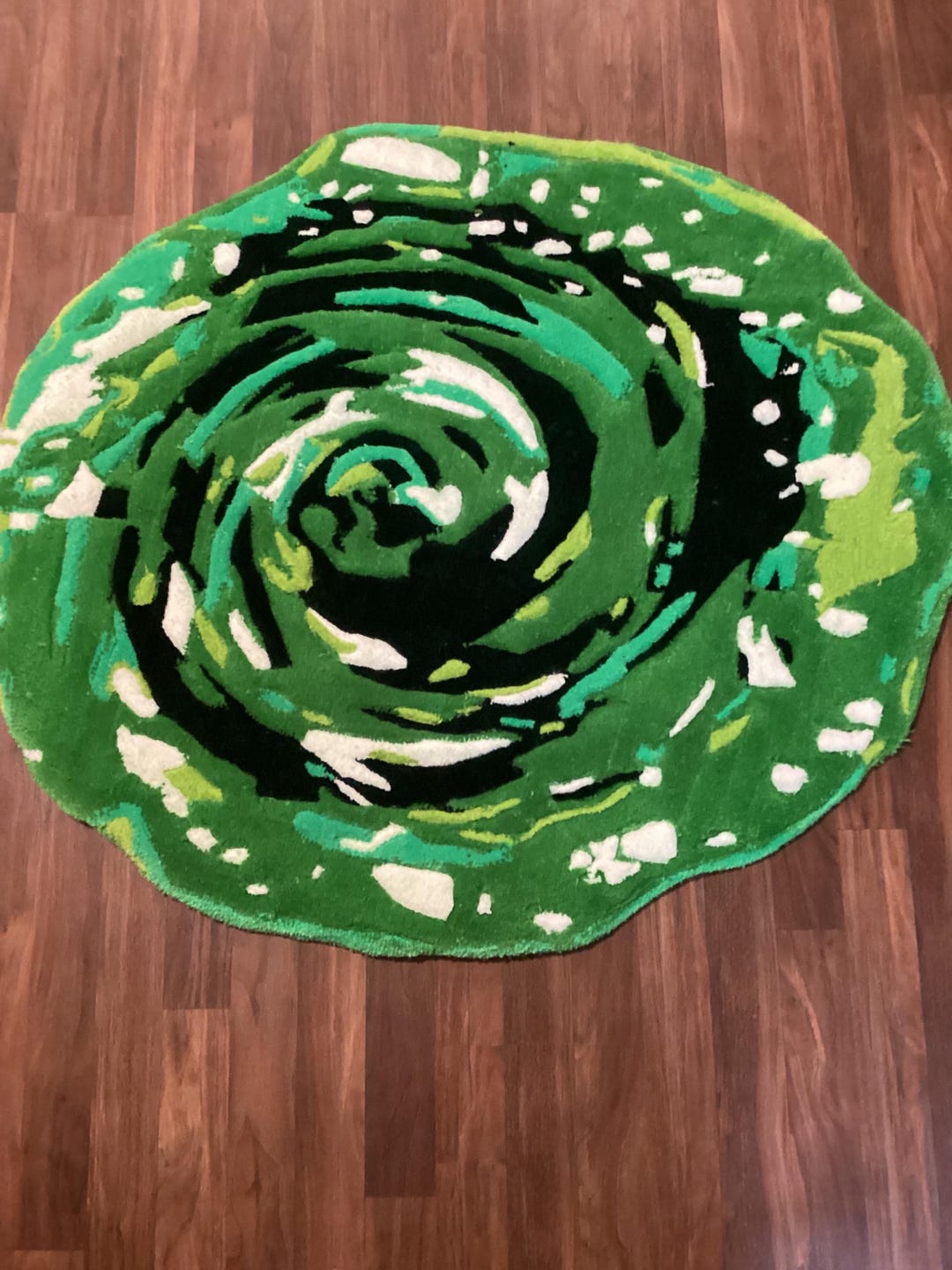 Rick & Morty Portal Custom Rug - Etsy