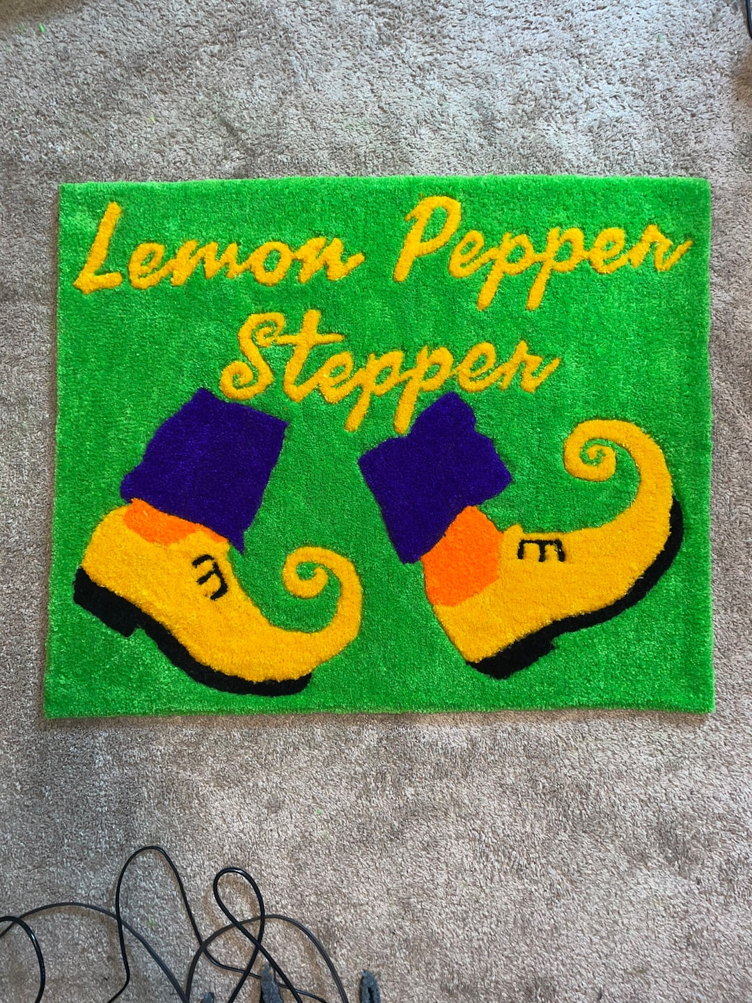 Lemon Pepper Stepper Rug - Etsy