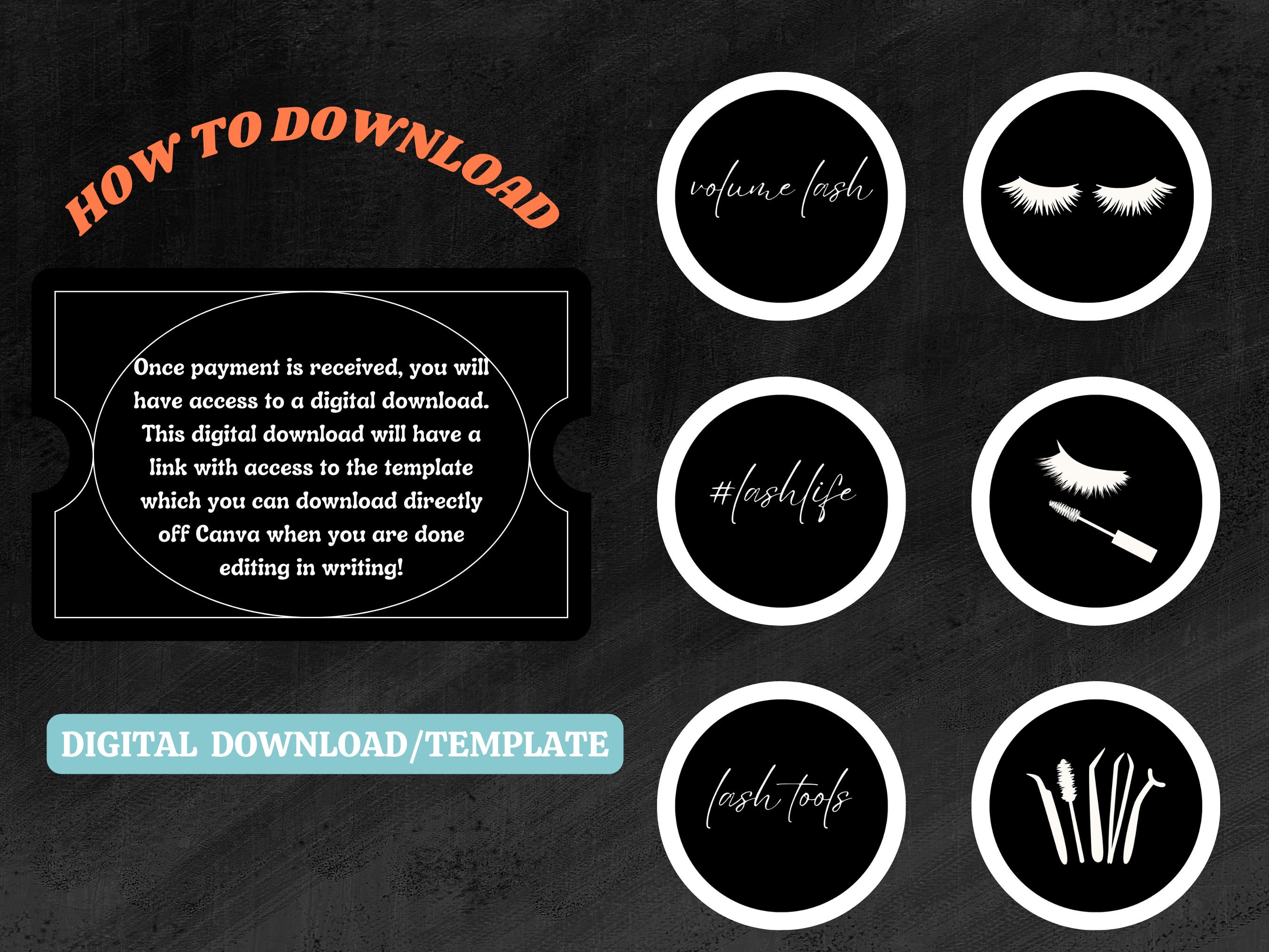 Lash Business Instagram Highlight Covers Lash Tech Icons Instagram ...