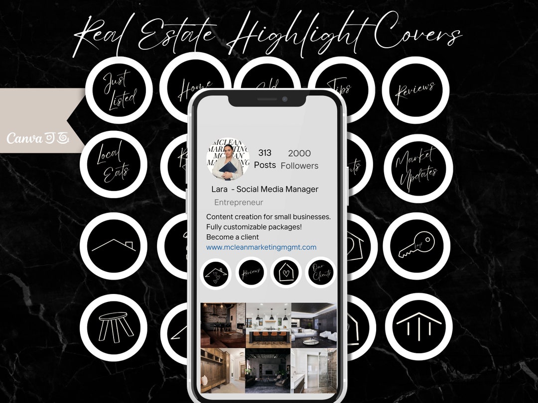 20 Real Estate Highlight Covers | Realtor Highlight Covers | Instagram ...