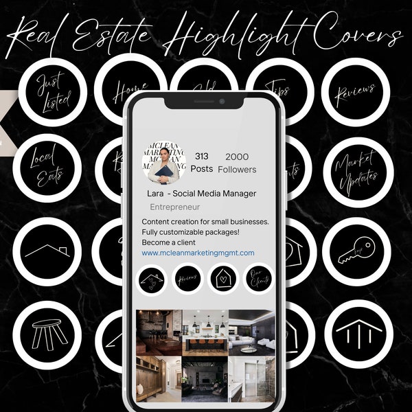 Instagram Highlight Covers Real Estate - Etsy