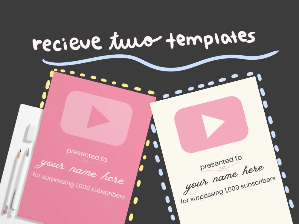 Editable Youtube Creator Sign | Custom Youtube Sign | Influencer Growth ...