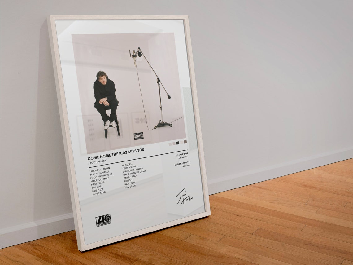 Come Home the Kids Miss You Jack Harlow Album Cover Art - Etsy