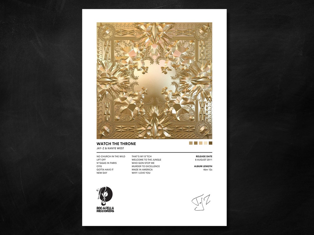 Jay Z Watch The Throne Album Cover