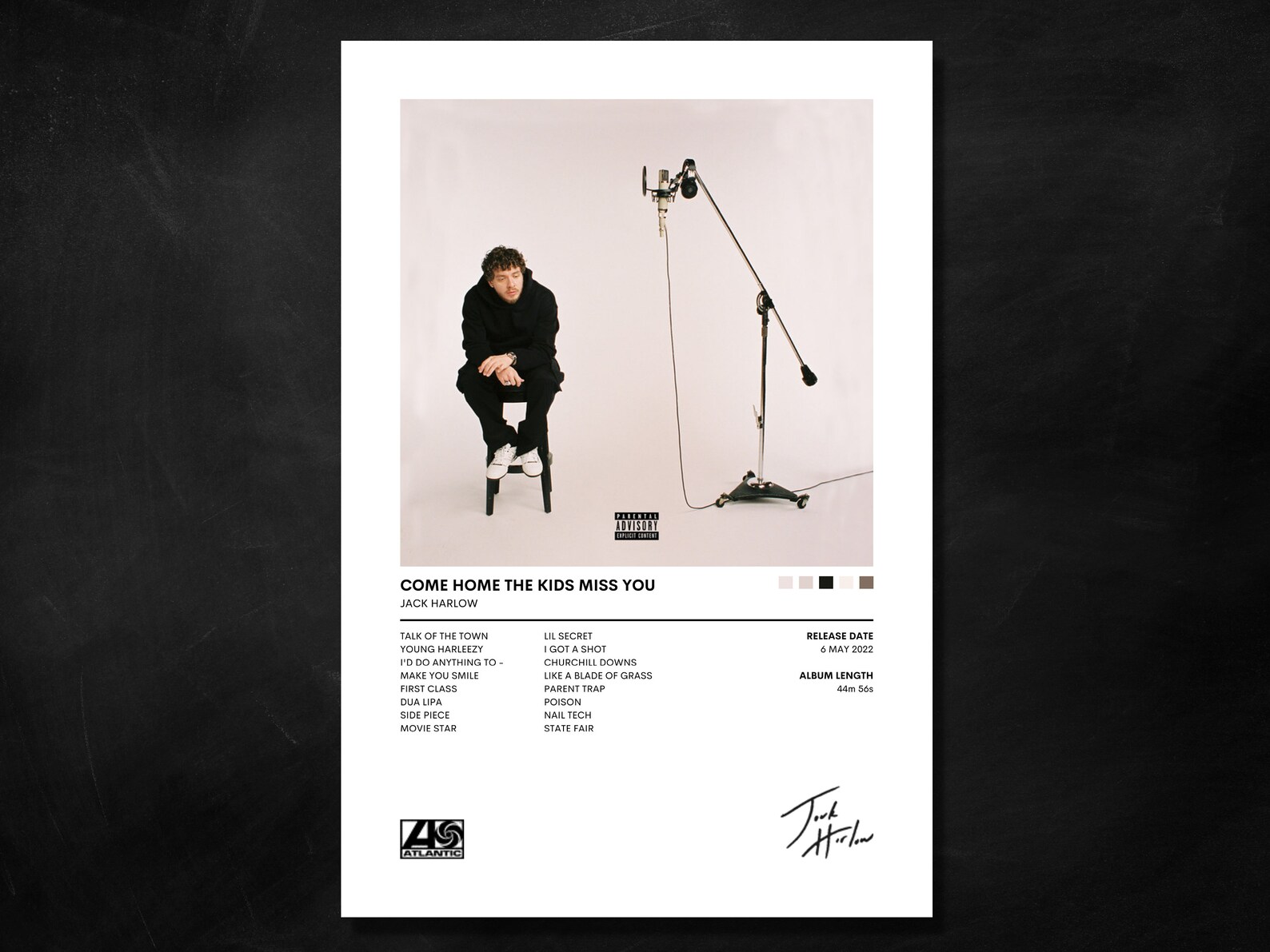 Come Home the Kids Miss You Jack Harlow Album Cover Art - Etsy