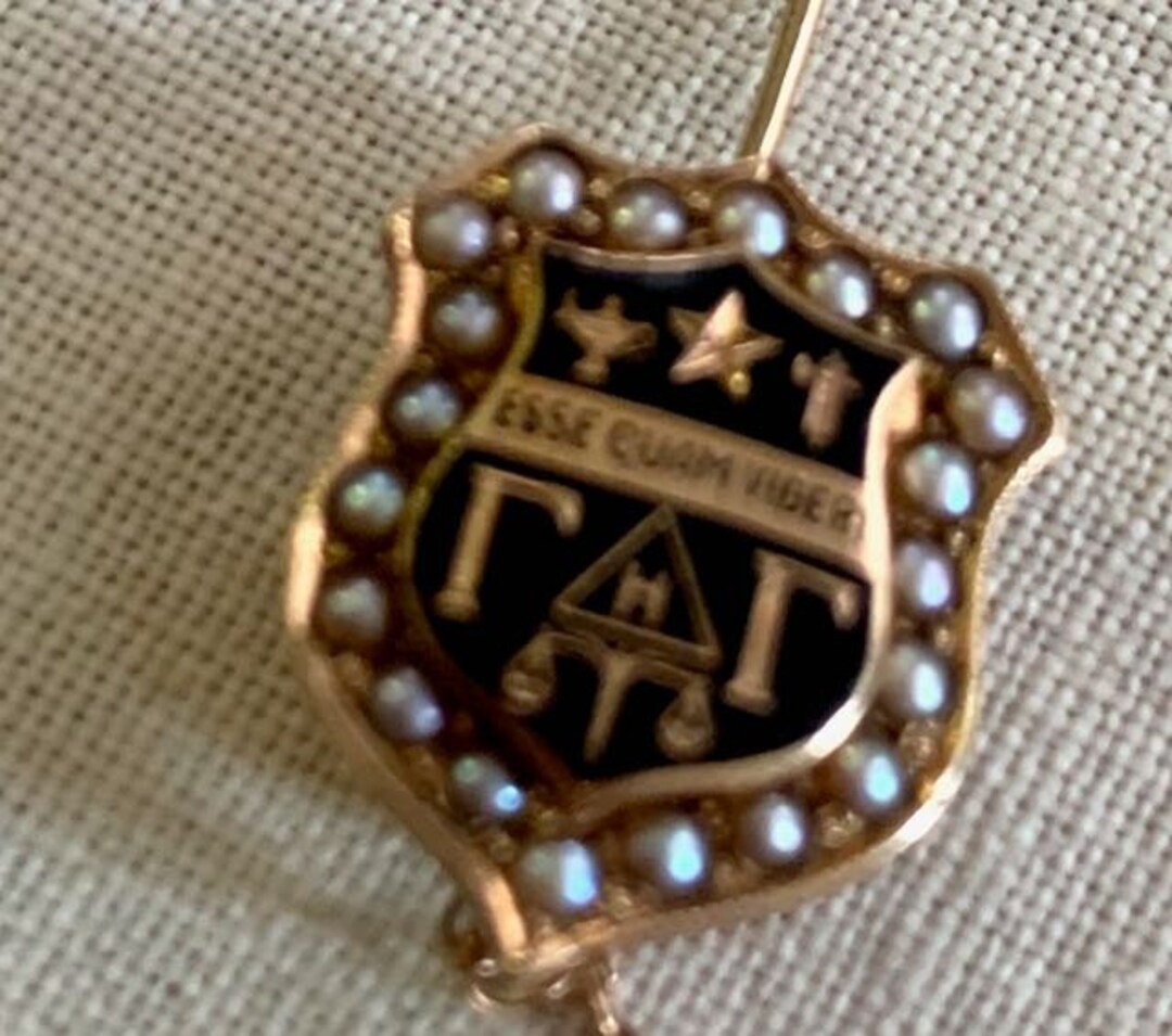 Man's 18K Gold Antique Fraternity Pin 1920s - Etsy