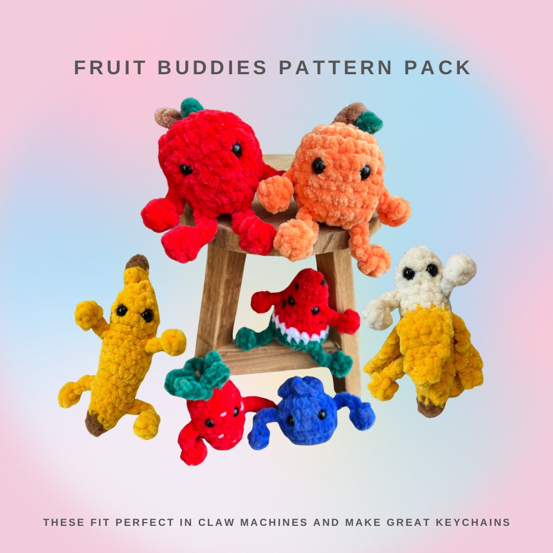 Fruit Buddies Crochet Pattern - Etsy