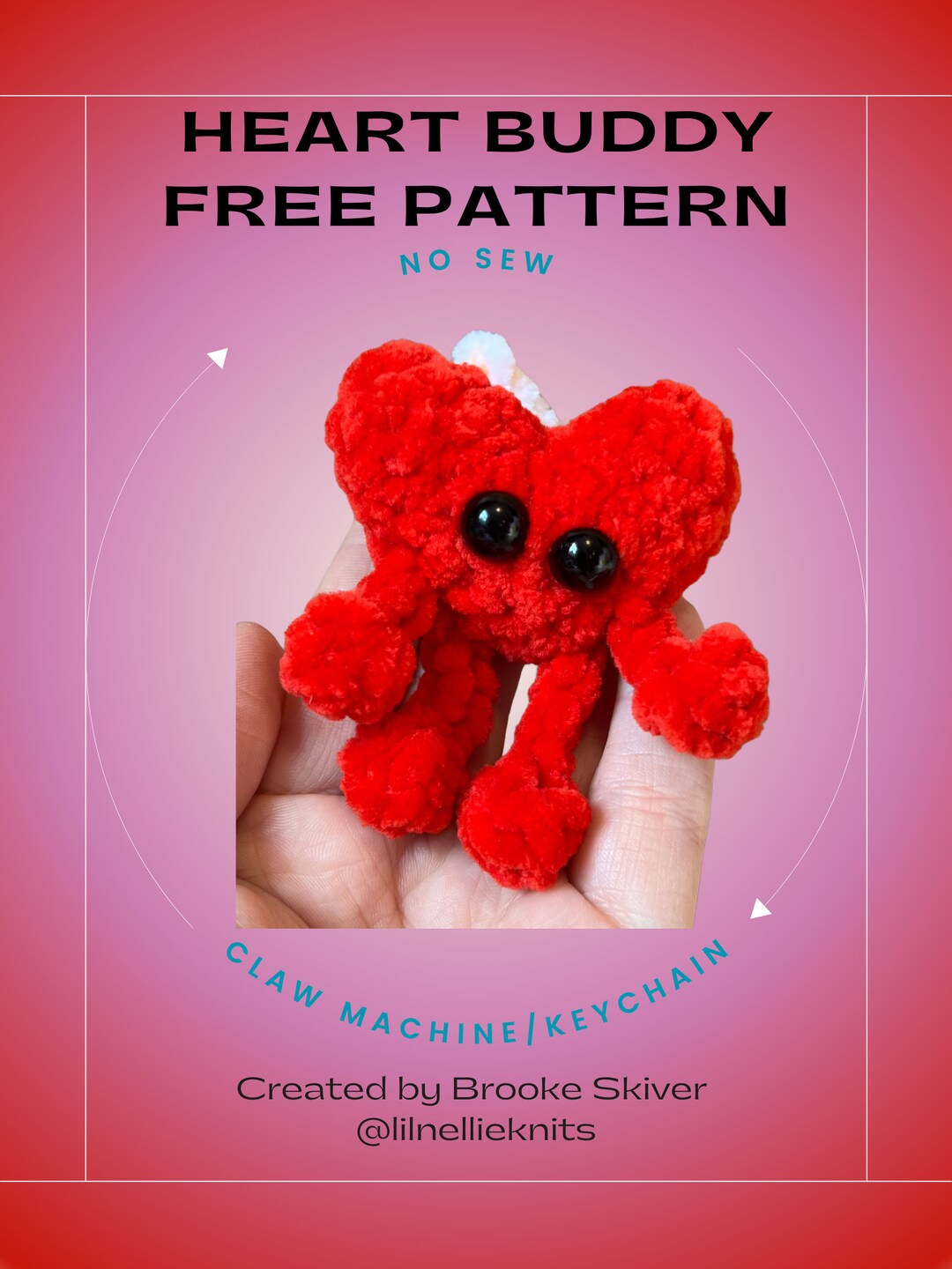 Heart Buddy Crochet Pattern - Etsy