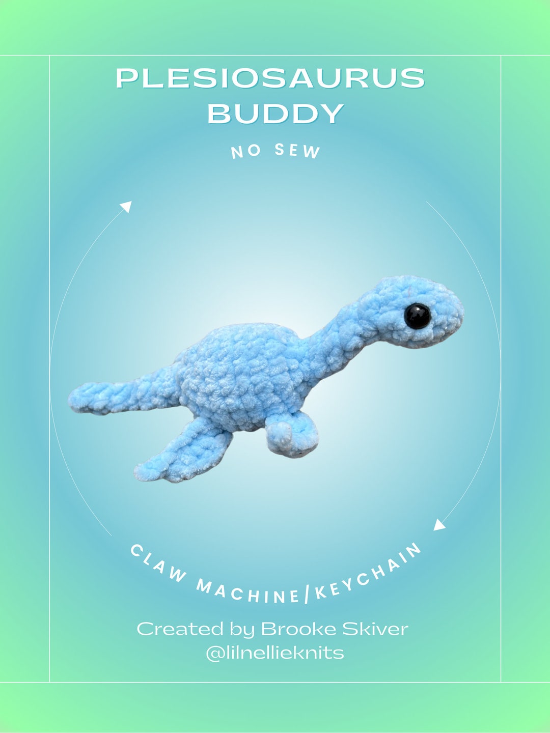 Plesiosaurus Buddy Crochet Pattern - Etsy