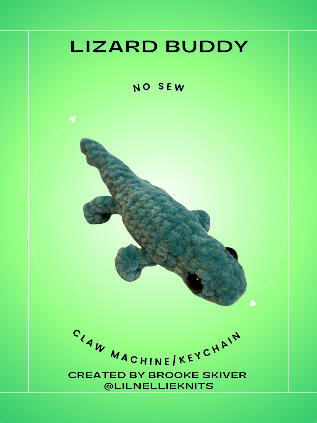 Lizard Buddy Crochet Pattern - Etsy