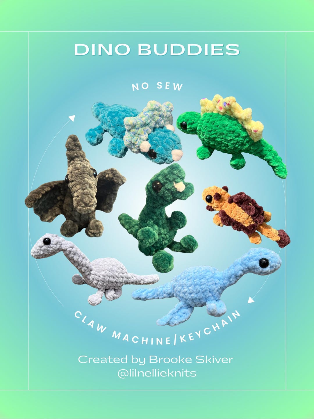 Prehistoric Buddies Crochet Pattern - Etsy