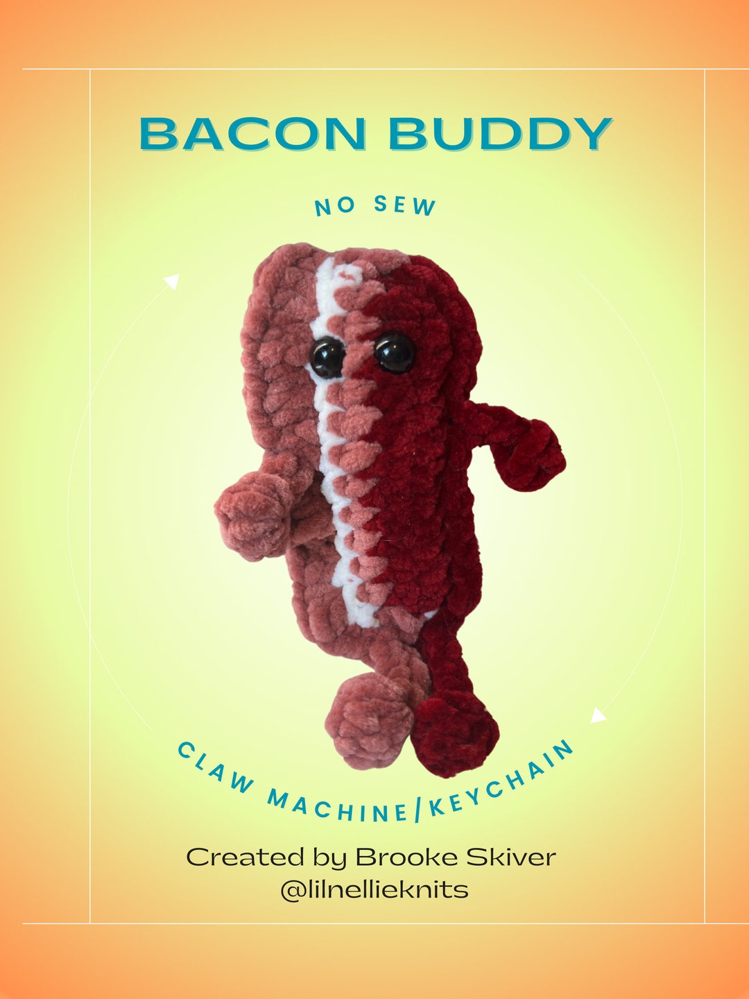 Bacon Buddy Crochet Pattern - Etsy