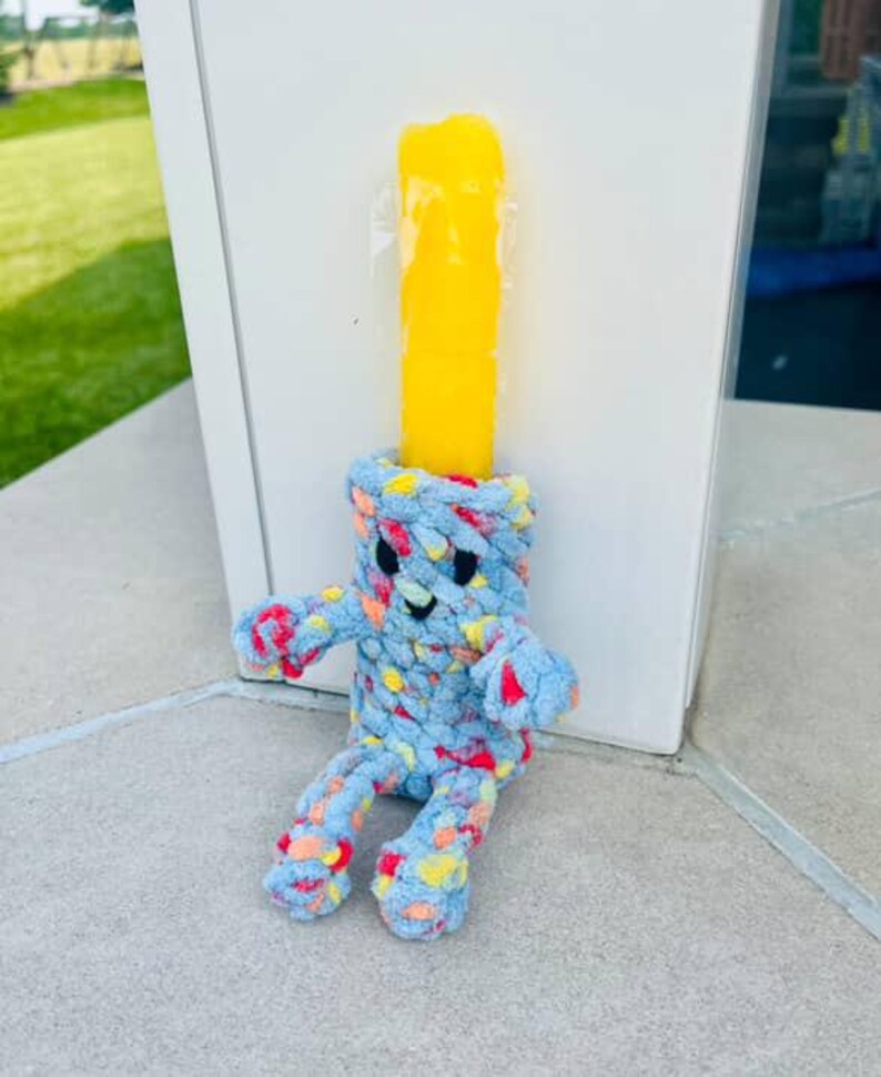 PRINTABLE + PATTERN Icey - Freeze Pop Holder Buddy, Crochet Pattern, No ...