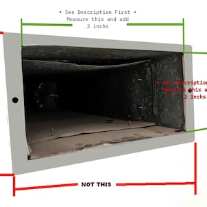 HVAC Wall Air Return Vent Unfinished (012): (contact Me for a Custom ...