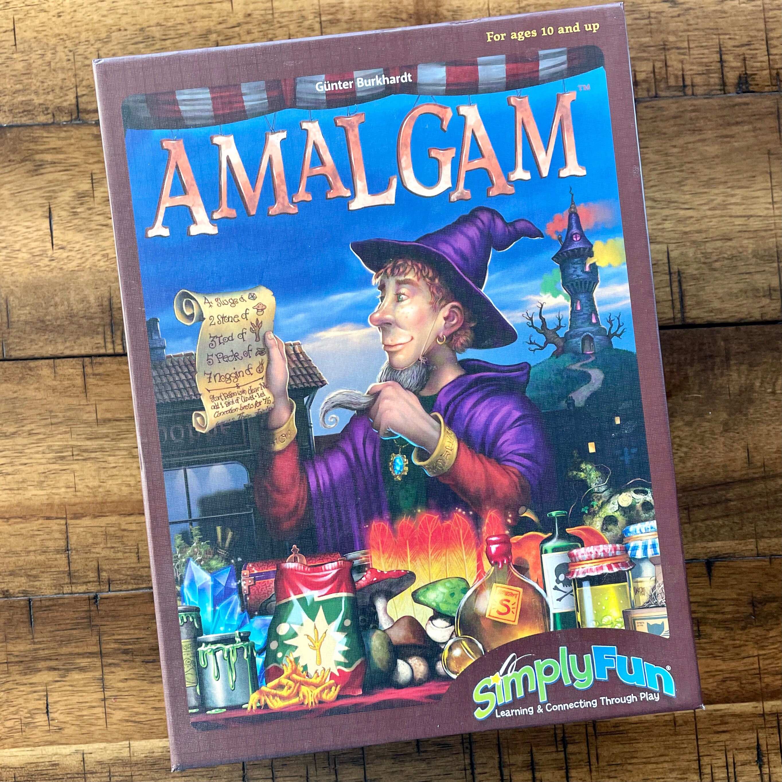 Amalgam - A Strategy Board Game; Wizard, Math, Educational, Award ...