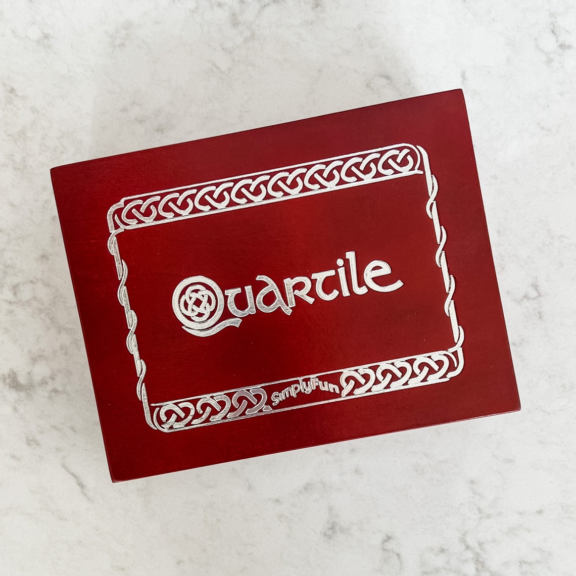 Quartile - A Wooden Strategy Board Game; Dominoes, Math, Educational ...