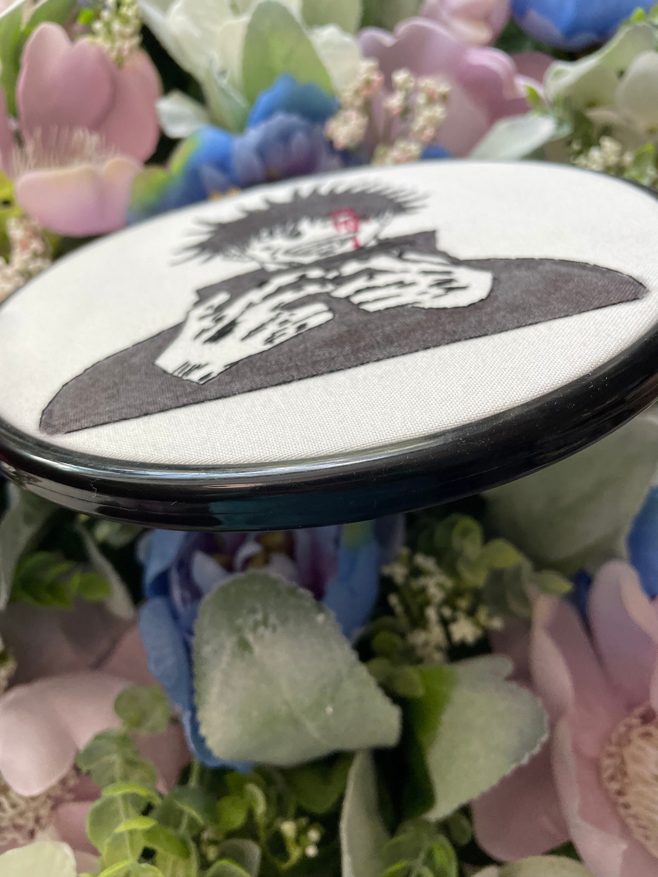 6 Hoop, Anime Male Art, Anime Decor, Anime Wall Art, Modern Embroidery ...