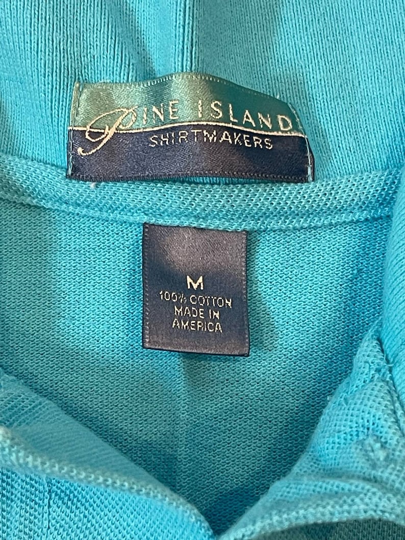 Pine Island Short Sleeve Polo Shirt With Pioneer Hi-bred Logo Vintage ...