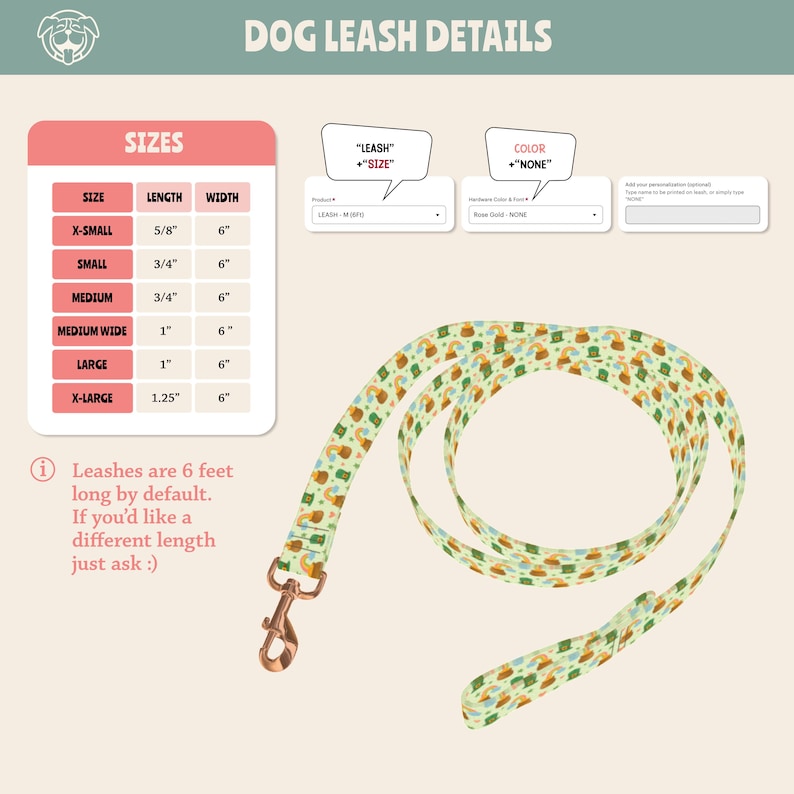 Personalized St. Patrick's Day Dog Collar- Lucky Leprechaun & Pot of ...