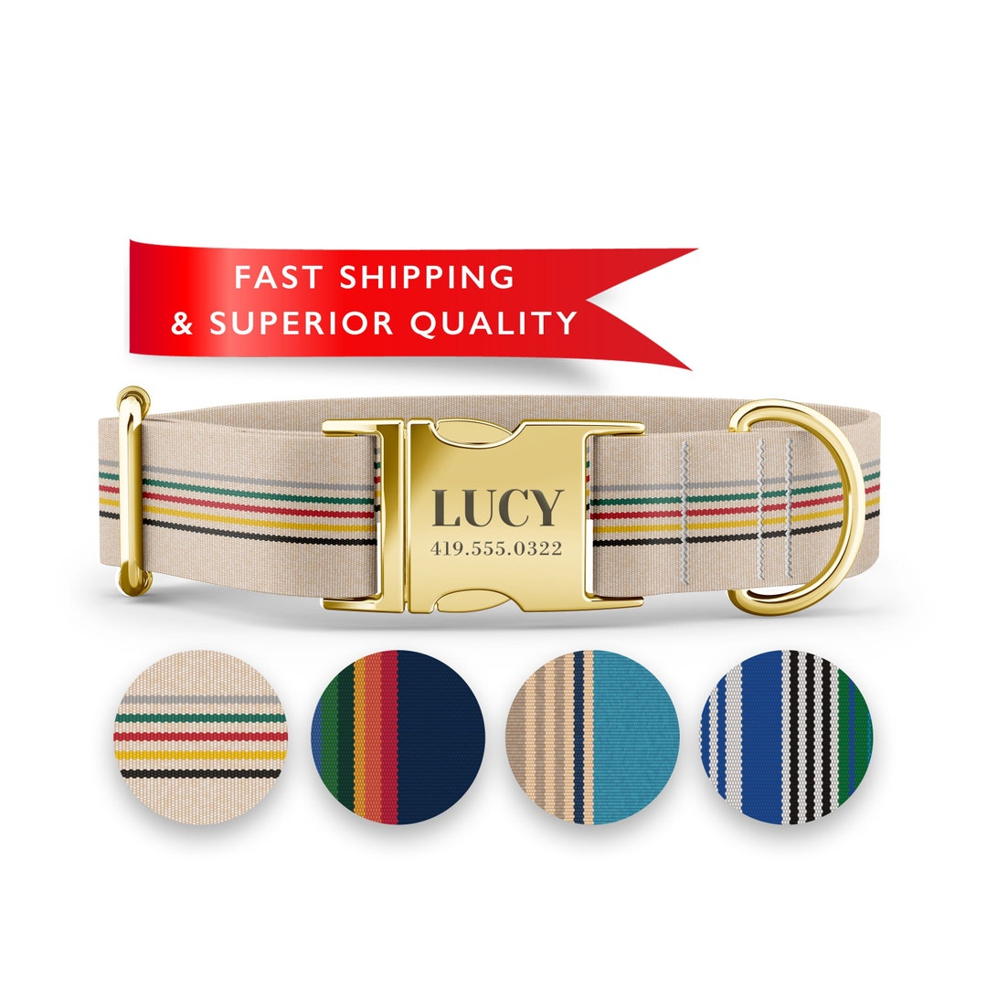 Personalized Dog Collars Boy Dog Collars, Custom Dog Collar With Name ...