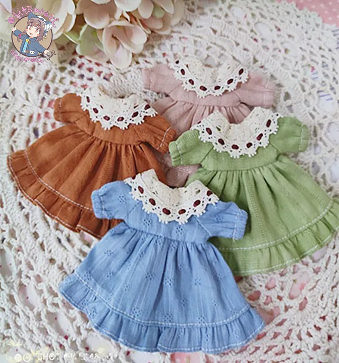 Vintage Style Dress for OB11 YMY Nendoroid Doll - Etsy