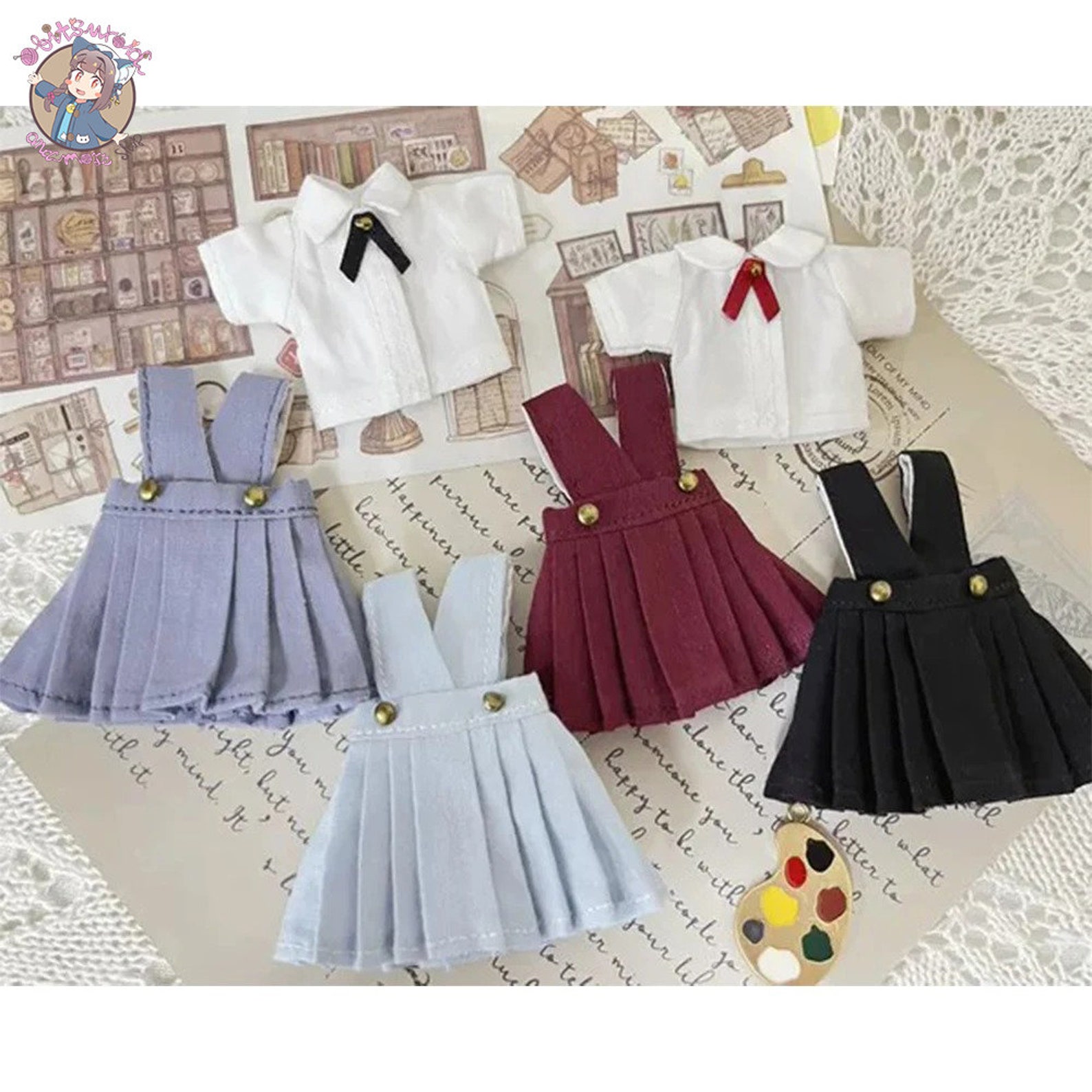 Girls Academy Uniforms for OB11 YMY Nendoroid Doll - Etsy