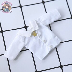 Open Front Plaid Cardigan Sweater for OB11 YMY Nendoroid Doll - Etsy
