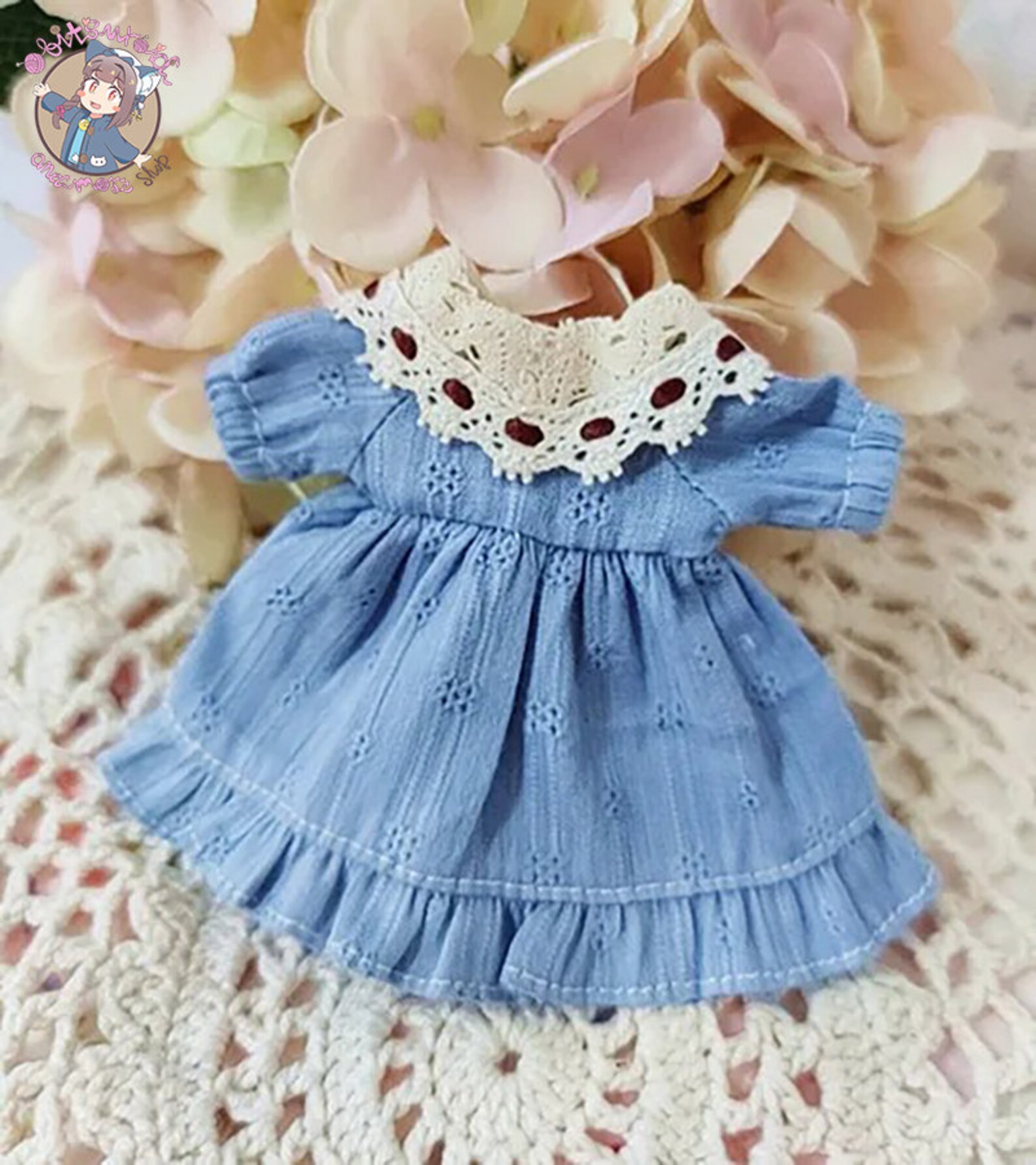 Vintage Style Dress for OB11 YMY Nendoroid Doll - Etsy