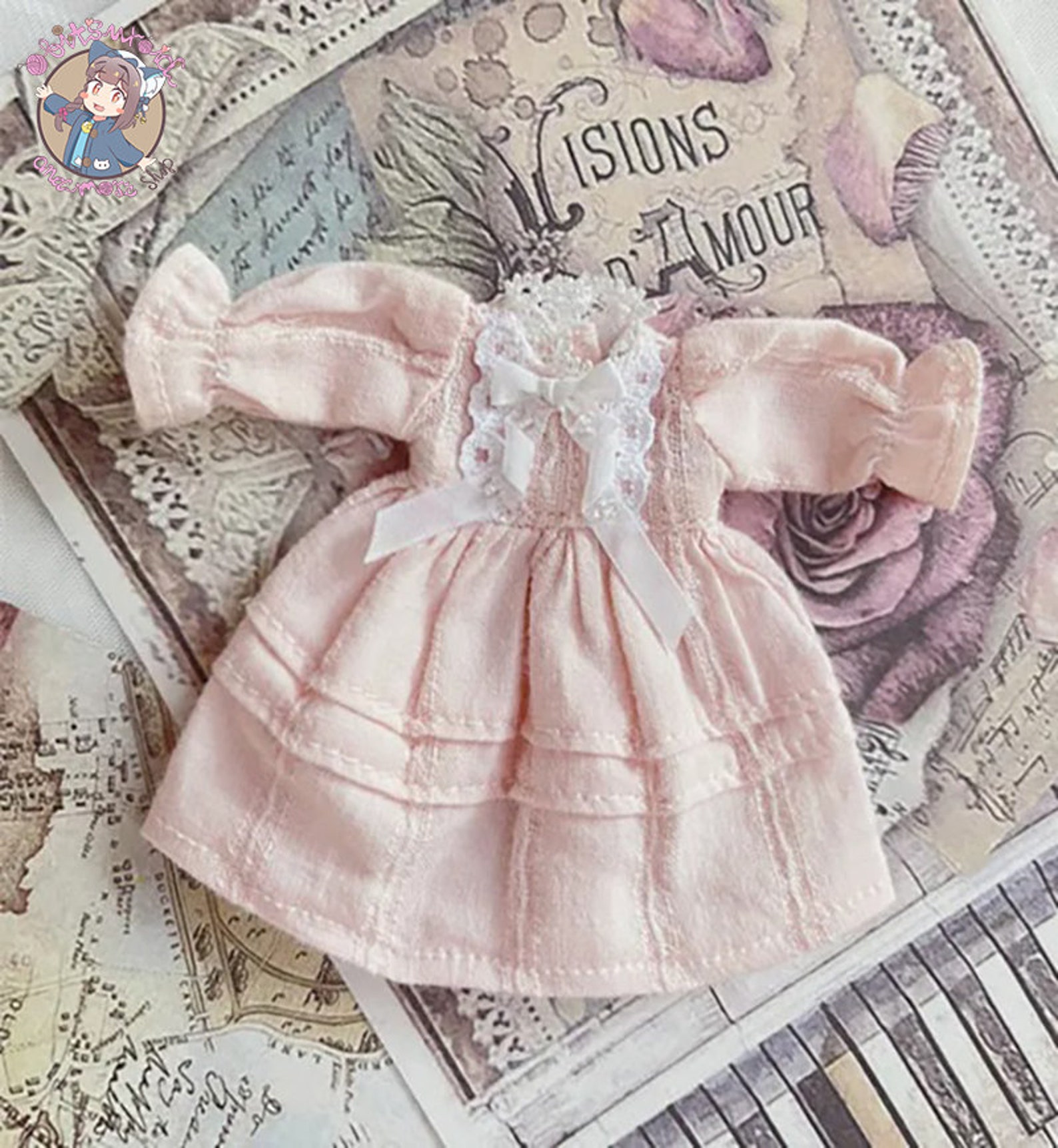 Elegant Sleeping Dress for OB11 YMY Nendoroid Doll - Etsy
