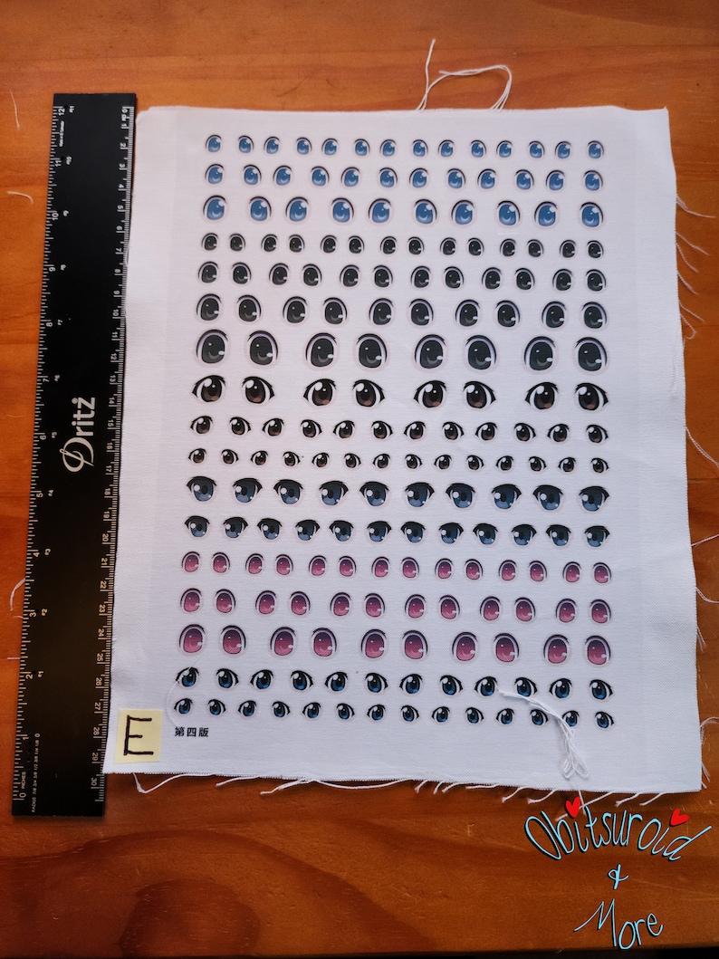 Anime Style Fabric Eyes for Doll Making - Etsy