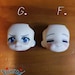 Pre-painted Face Plates for Nendoroid, YMY and Obitsu 11 Dolls Part 1 ...