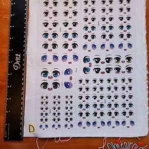 Anime Style Fabric Eyes for Doll Making - Etsy