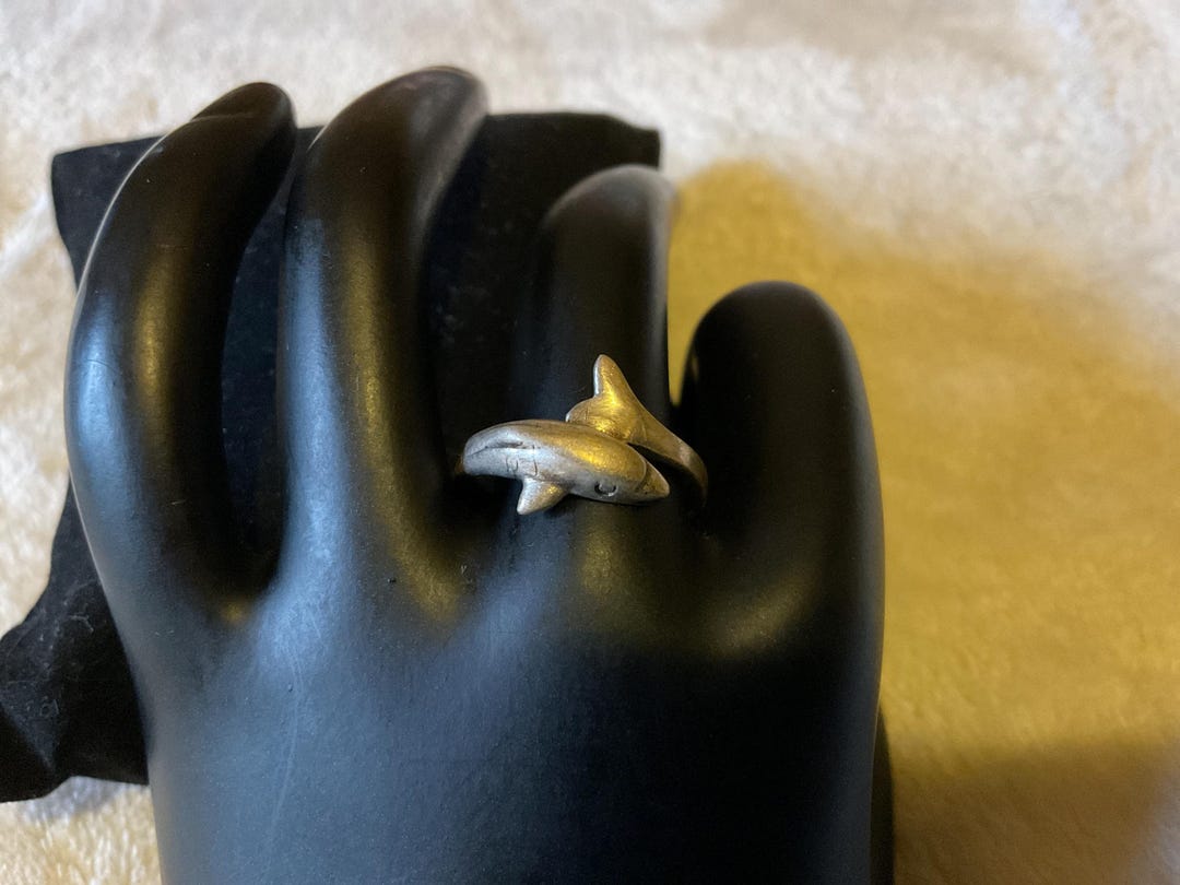 Vintage Sterling Silver 925 Dolphin Ring,size 9 - Etsy